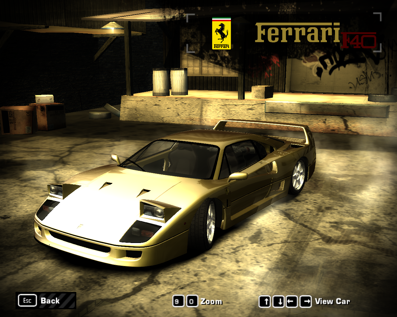 Need For Speed Most Wanted: Downloads/Addons/Mods - Cars - Ferrari F40 ...