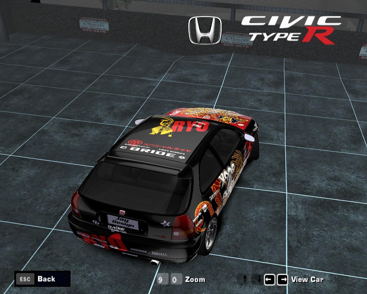 Need For Speed Most Wanted: Car Showroom - LRF Modding's Honda Civic ...