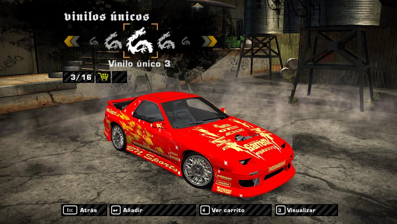 Need For Speed Most Wanted: Downloads/Addons/Mods - Vinyls - Mazda ...