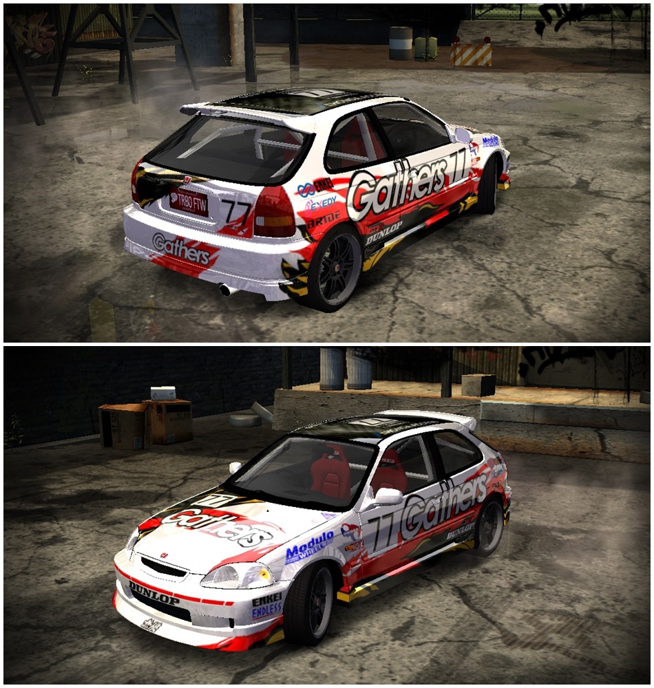 Need For Speed Most Wanted: Downloads/Addons/Mods - Vinyls - Honda ...