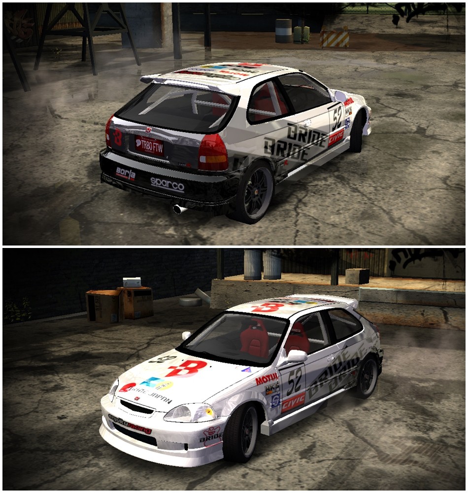 Need For Speed Most Wanted: Downloads/Addons/Mods - Vinyls - Honda ...