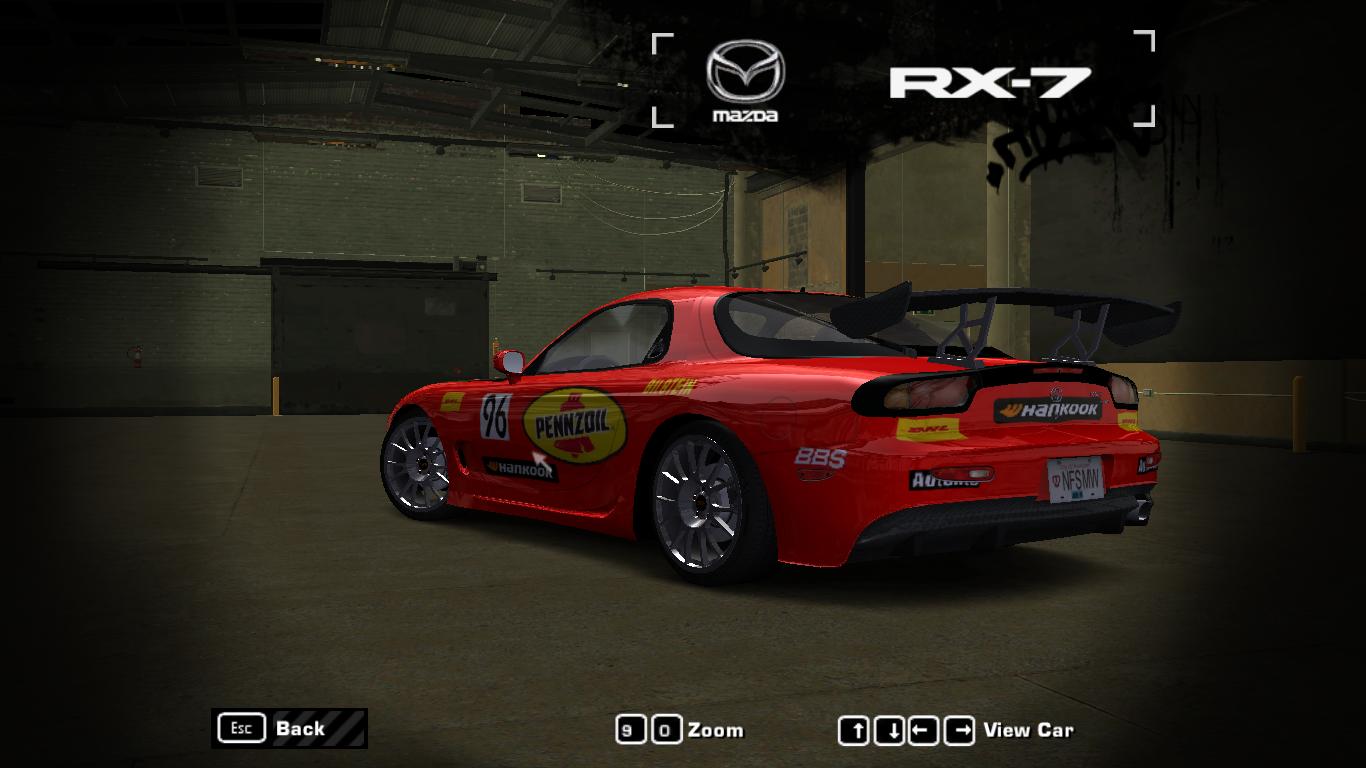 Need For Speed Most Wanted: Downloads/Addons/Mods - Vinyls - Mazda RX-7 ...