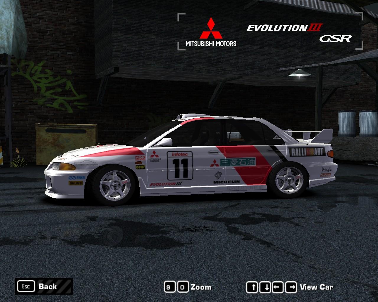 Need For Speed Most Wanted: Downloads/Addons/Mods - Vinyls - Mitsubishi ...