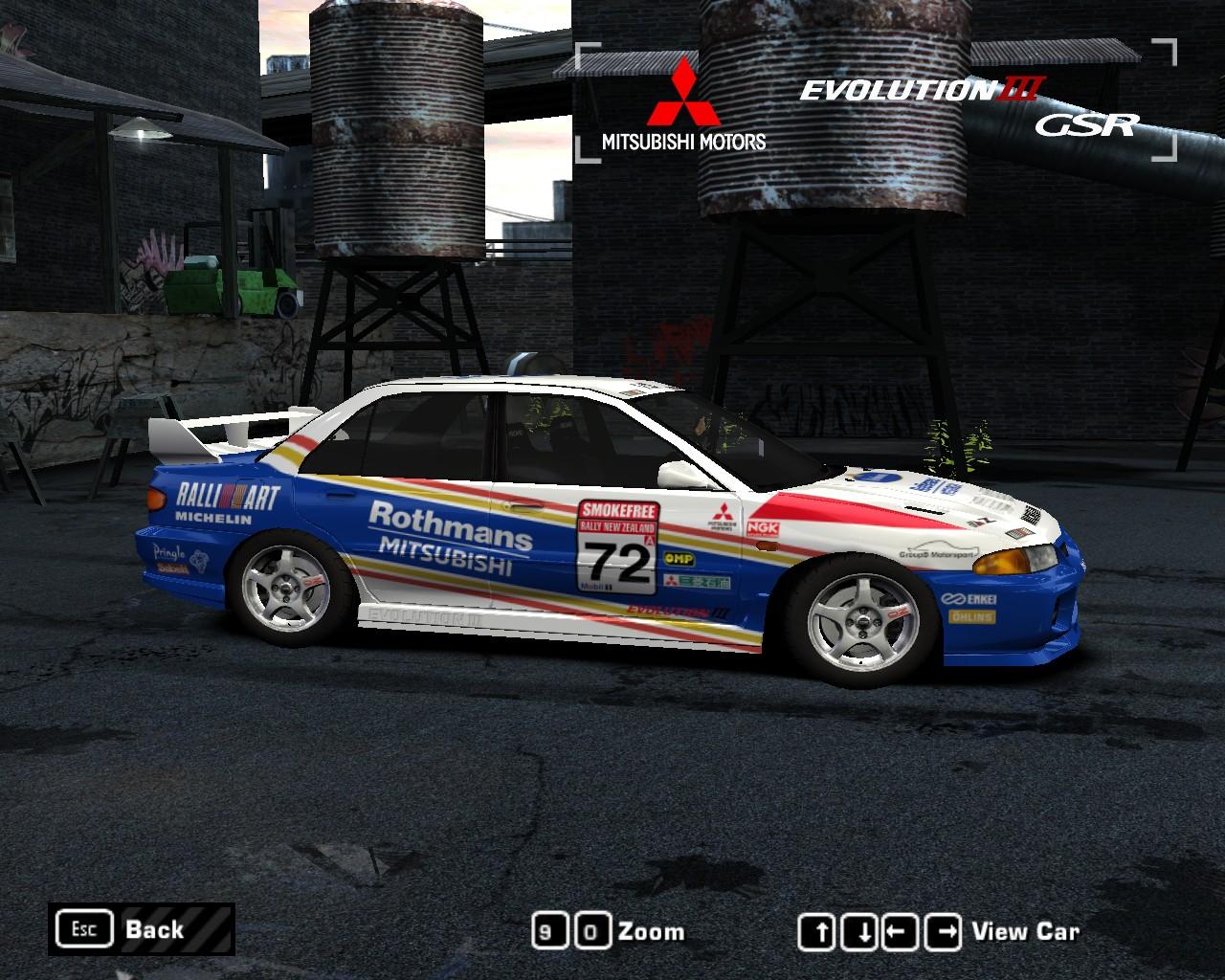 Need For Speed Most Wanted: Downloads/Addons/Mods - Vinyls - Mitsubishi ...