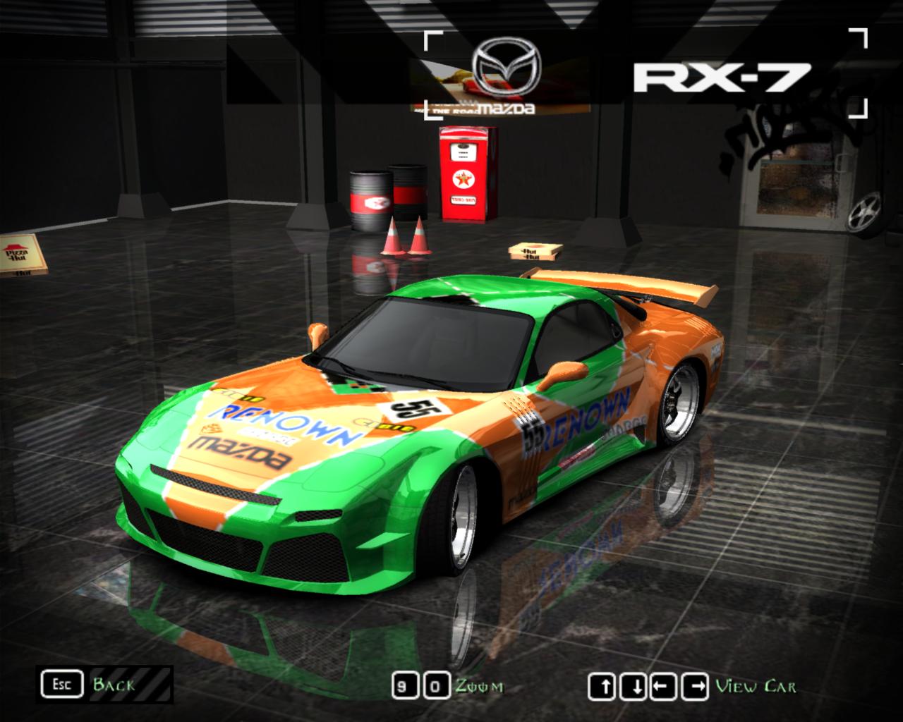 Need For Speed Most Wanted: Downloads/Addons/Mods - Vinyls - Mazda RX-7 ...