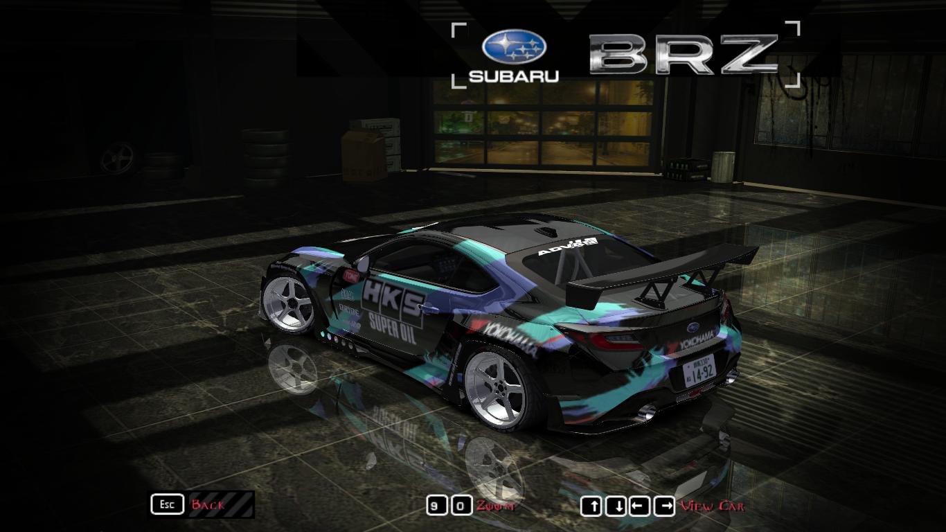 Need For Speed Most Wanted: Downloads/Addons/Mods - Vinyls - Subaru BRZ 2022 HKS Livery | NFSAddons