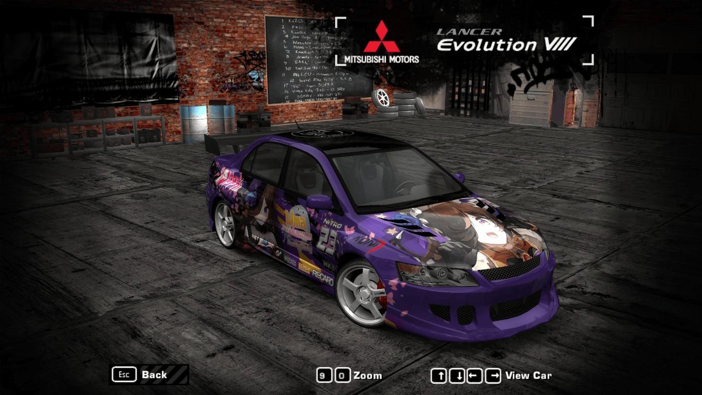 Need For Speed Most Wanted: Downloads/Addons/Mods - Vinyls - Lancer Evo ...