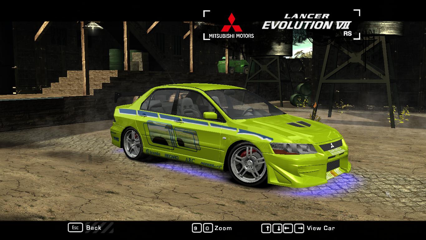 Need For Speed Most Wanted: Downloads/Addons/Mods - Vinyls - FnF Lancer Evo7 | NFSAddons