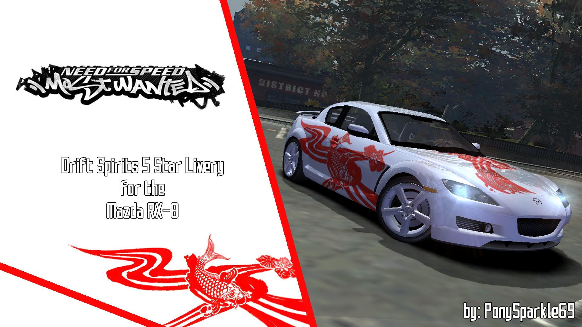 Need For Speed Most Wanted: Downloads/Addons/Mods - Vinyls - Mazda RX-8 ...