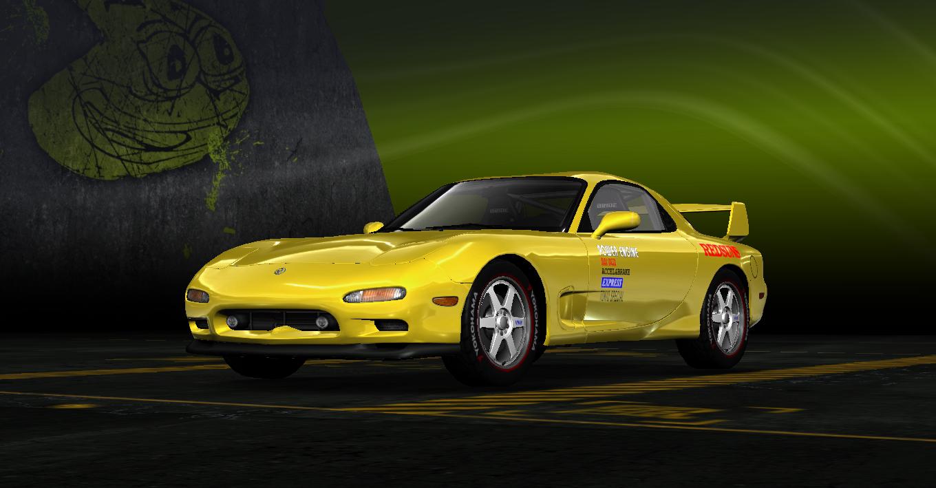Need For Speed Pro Street: Downloads/Addons/Mods - Vinyls - Keisuke Takahashi's Mazda RX-7 FD3S ...