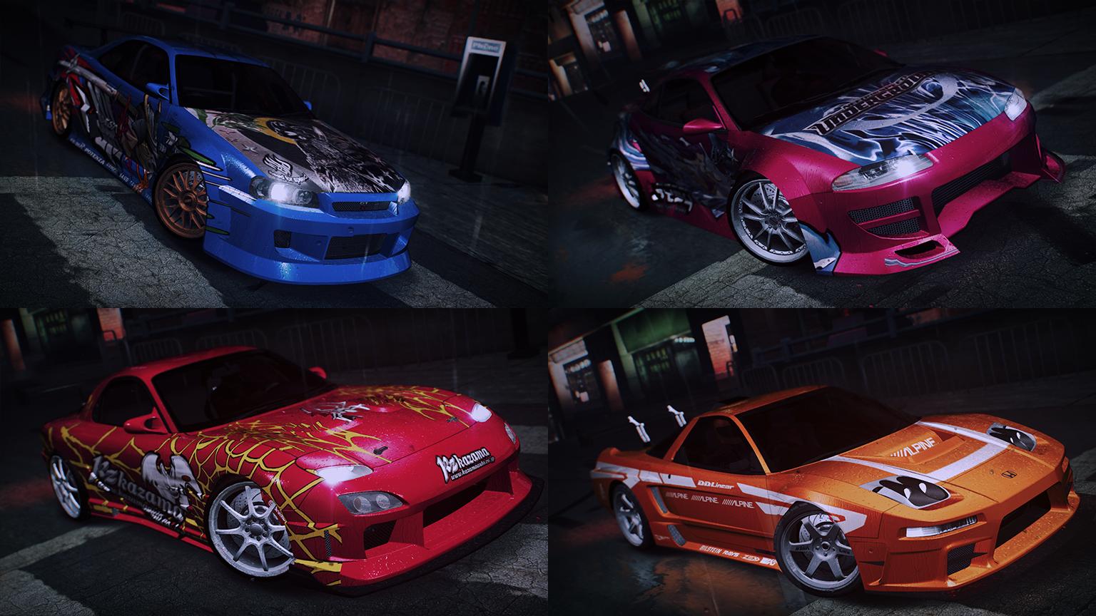 Need For Speed Carbon: Downloads/Addons/Mods - Vinyls - Underground J ...